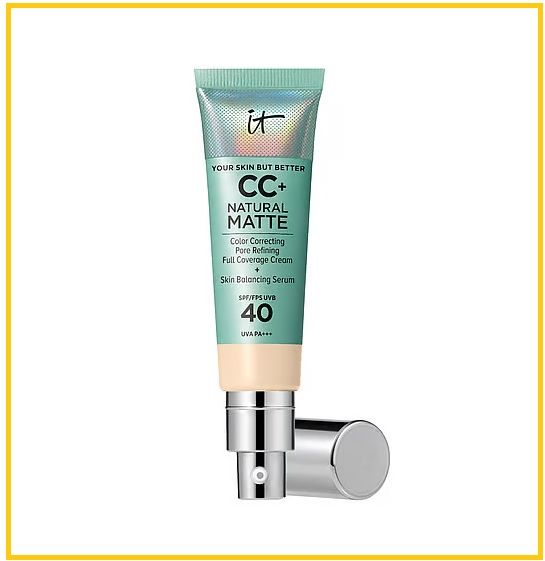 IT COSMETICS 依科美綠管CC霜 YOUR SKIN BUT BETTER CC+ NATURAL MATTE SPF40 #FAIR WARM 32ML｜Juicypot