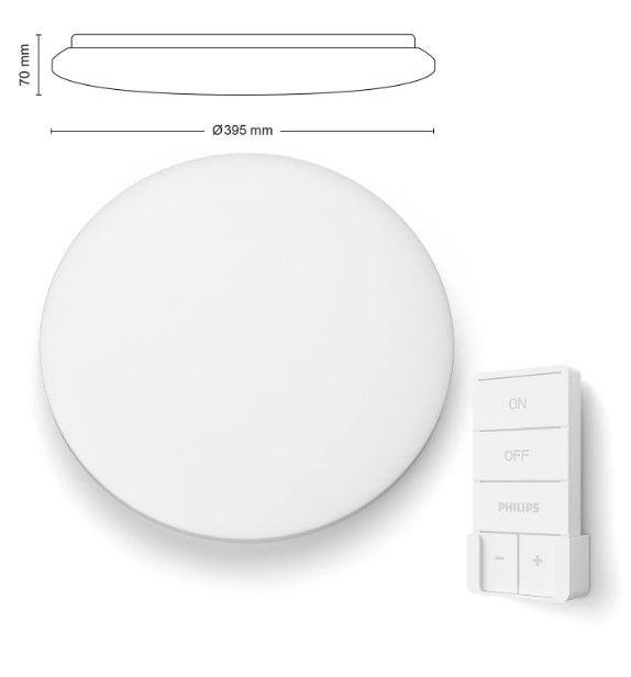 Philips cl620 Izso LED 吸頂燈 24W 可調色溫(黃-白光) 2700k-6500k 含遙控器｜天怡 天花風扇燈 ...