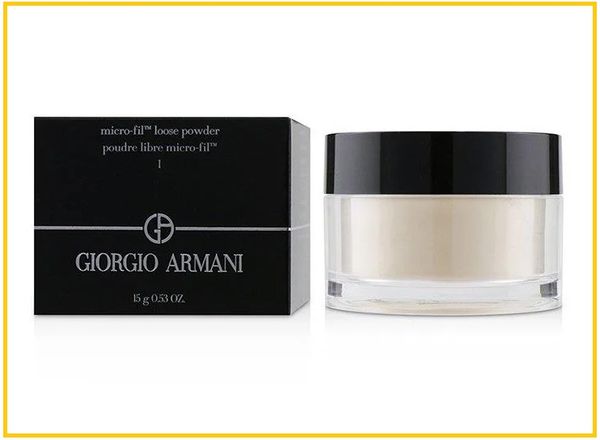 GIORGIO ARMANI 阿瑪尼柔紗無瑕蜜散粉 MICRO FIL LOOSE POWDER #1 15G｜Juicypot